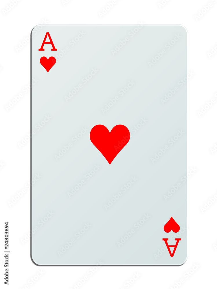 As de coeur Illustration Stock | Adobe Stock