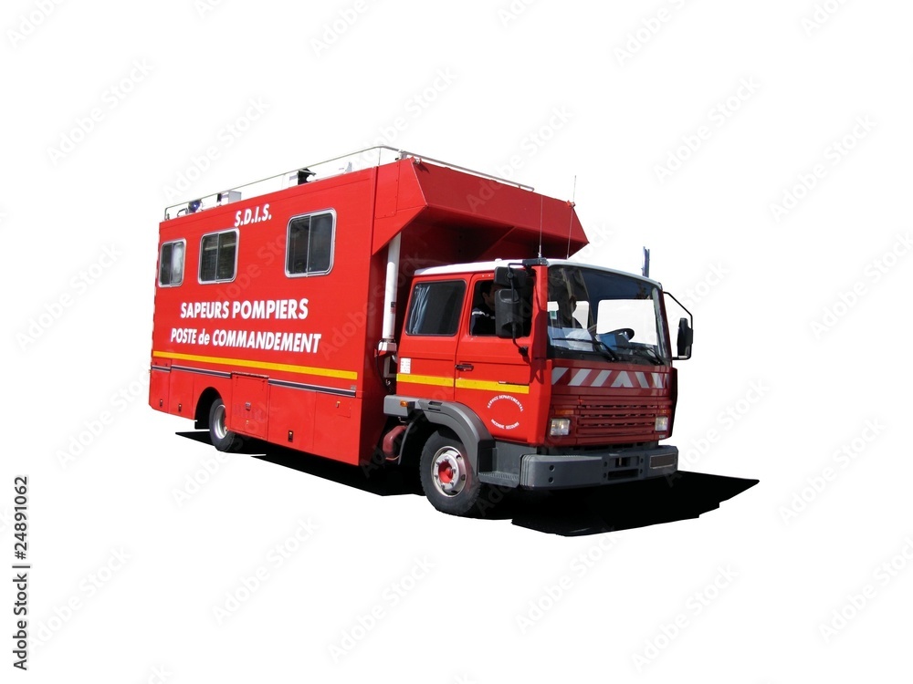Camion de pompiers ' Poste de commandement ' Stock Photo | Adobe Stock