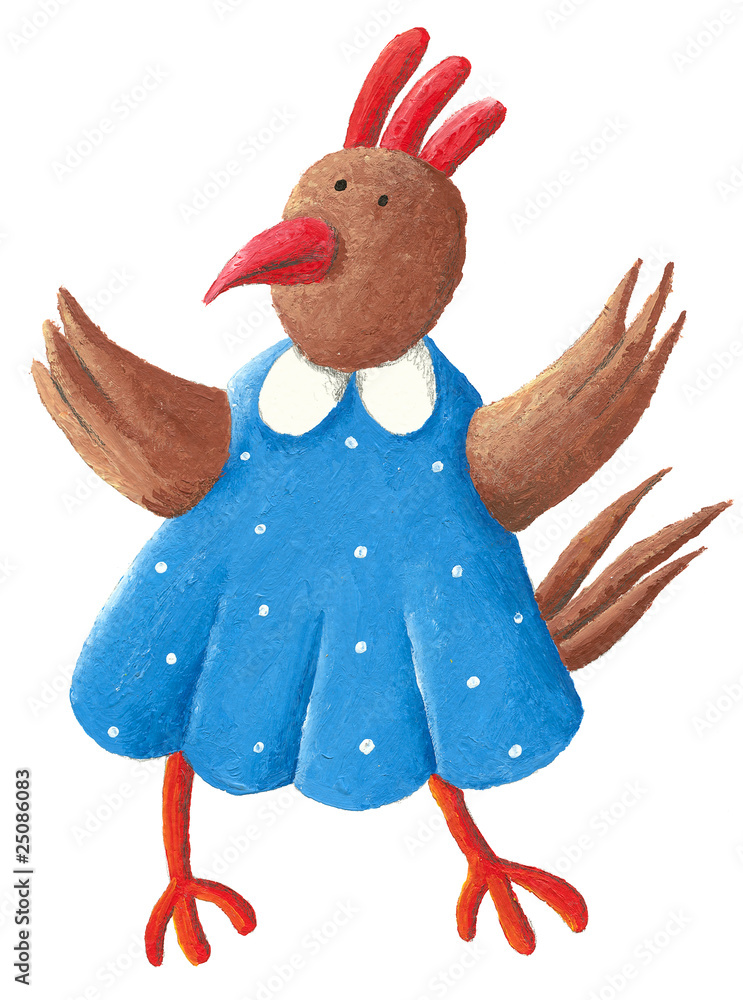 Funny Hen Stock Photo | Adobe Stock