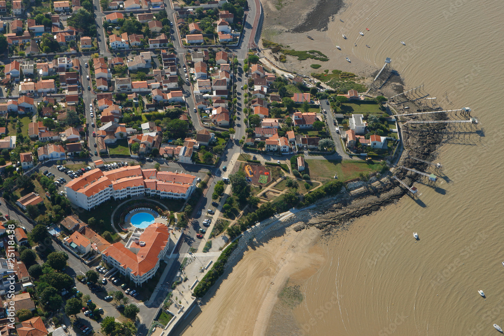 vue aérienne de Fouras, Charente-Maritime (17) Stock Photo | Adobe Stock
