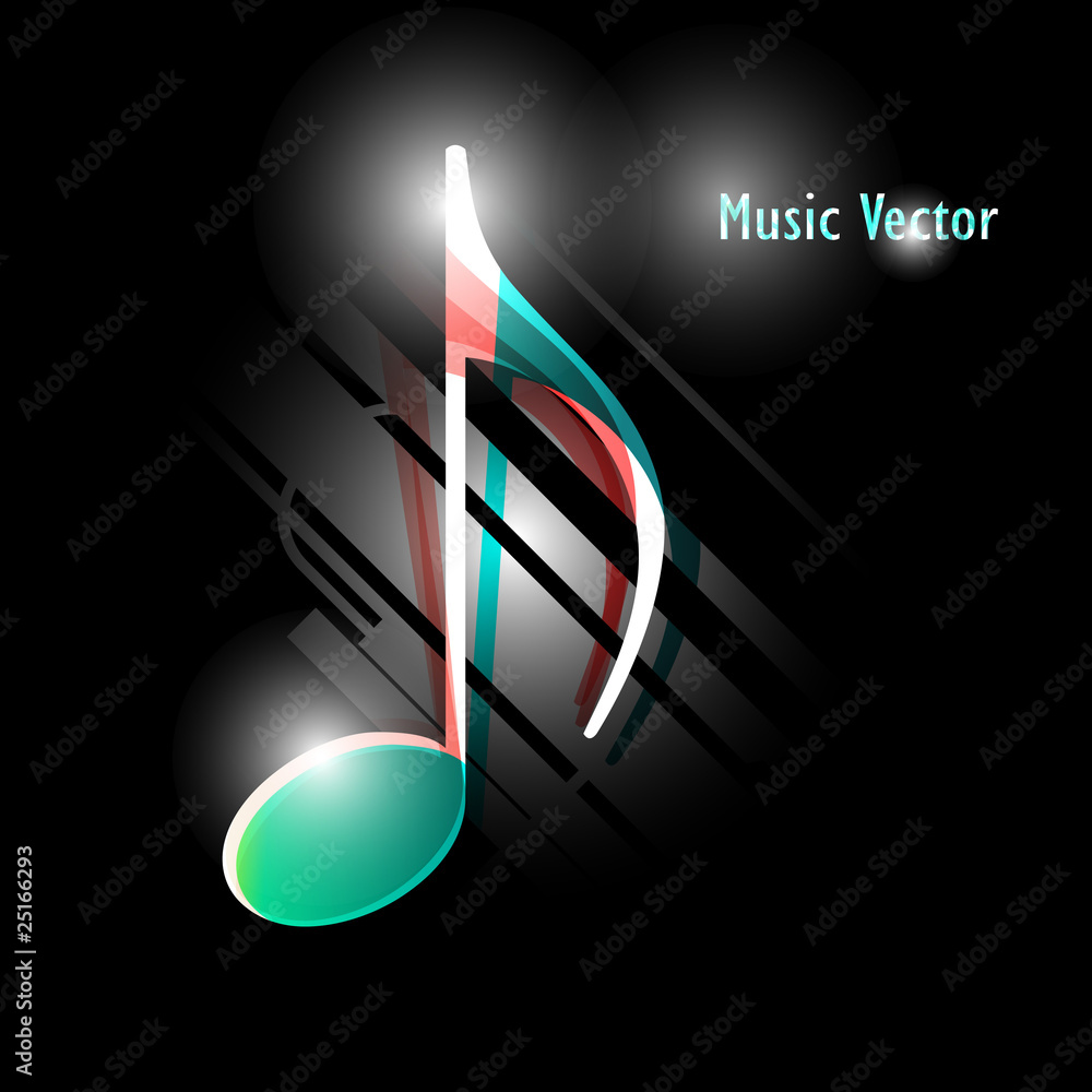 vector music background Stock Vector | Adobe Stock