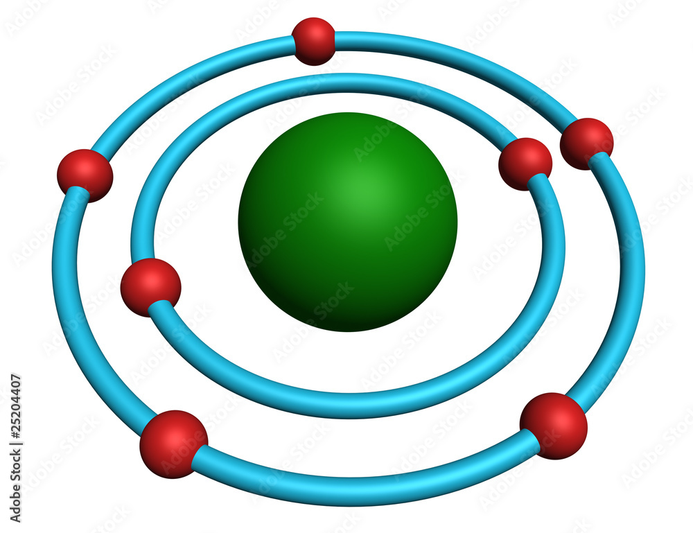 Nitrogen Atom Model 3d Project