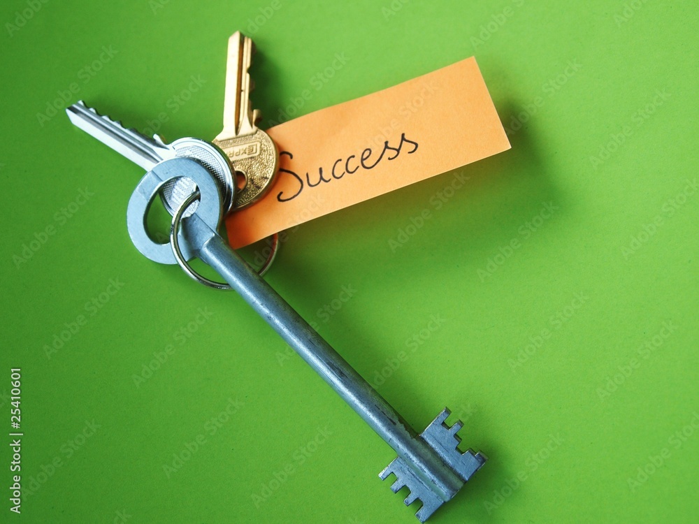 Key to success conceptual illustration Stock Photo | Adobe Stock