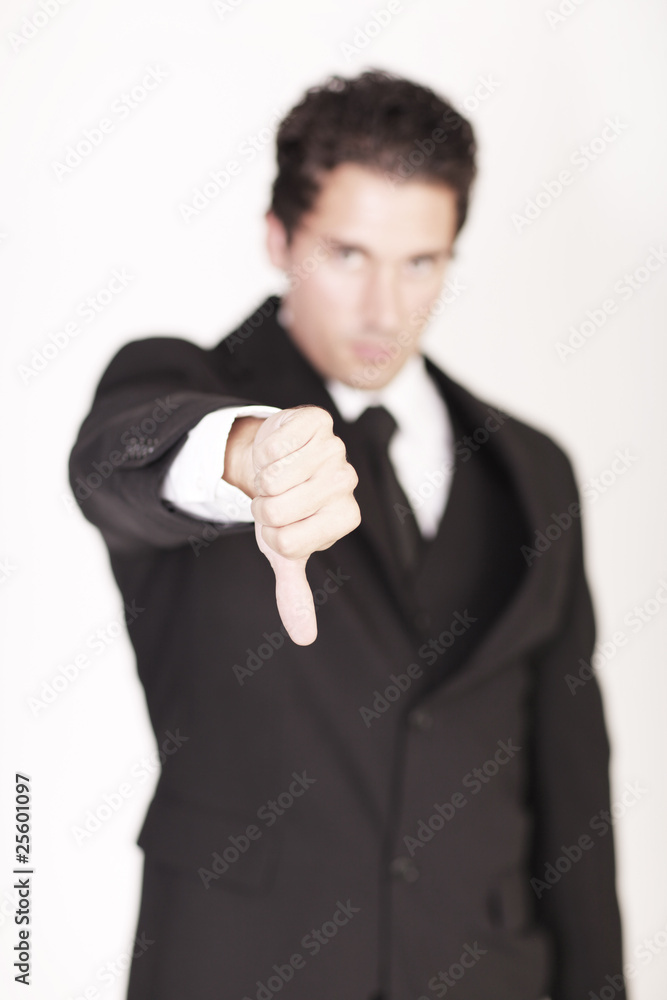 Daumen runter Stock Photo | Adobe Stock