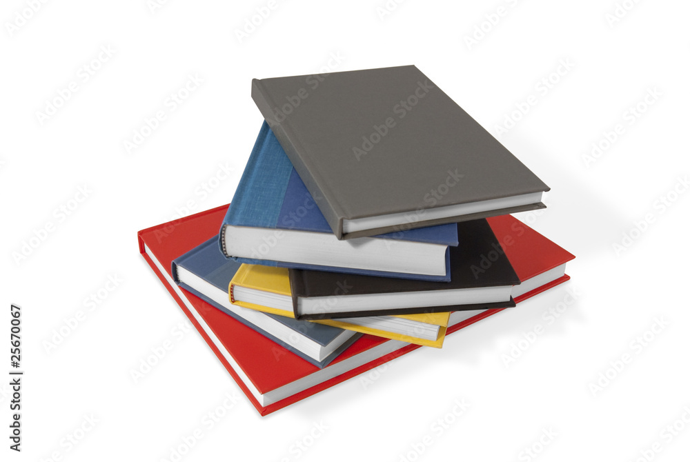 Messy Stack of Books Stock Photo | Adobe Stock