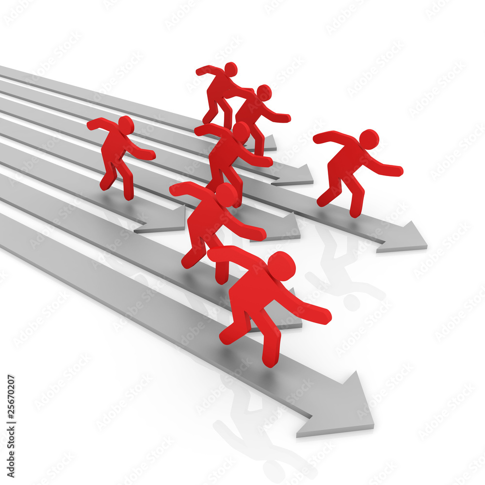 Perfect Competition Concept Stock Illustration | Adobe Stock