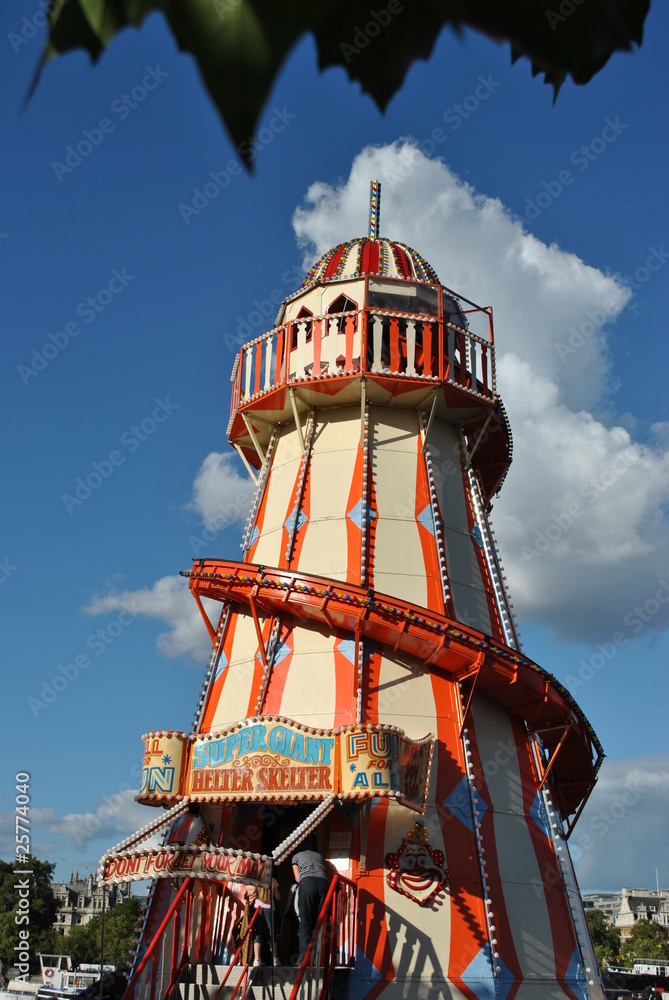 Helter Skelter Amusement Ride