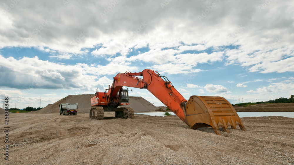 Bagger Stock-Foto | Adobe Stock