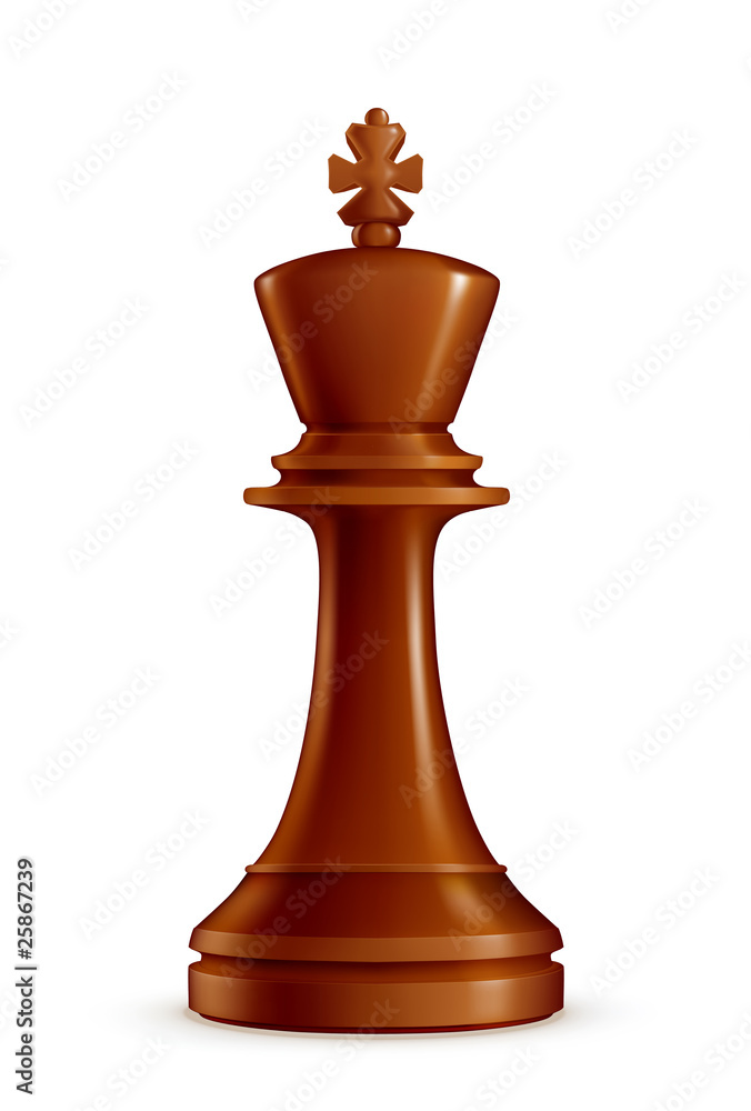 Chess King Stock Vector | Adobe Stock