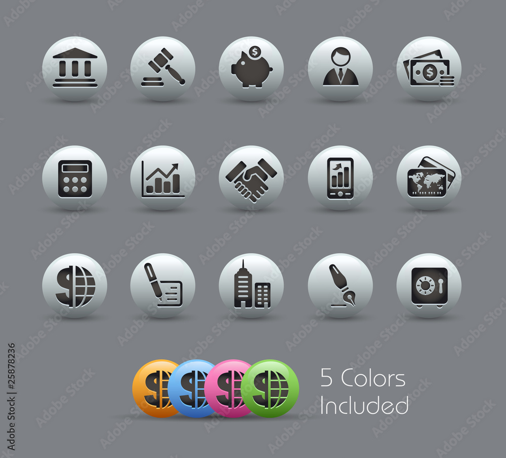 Photo & Art Print Business / The vector includes 5 colors in different ...