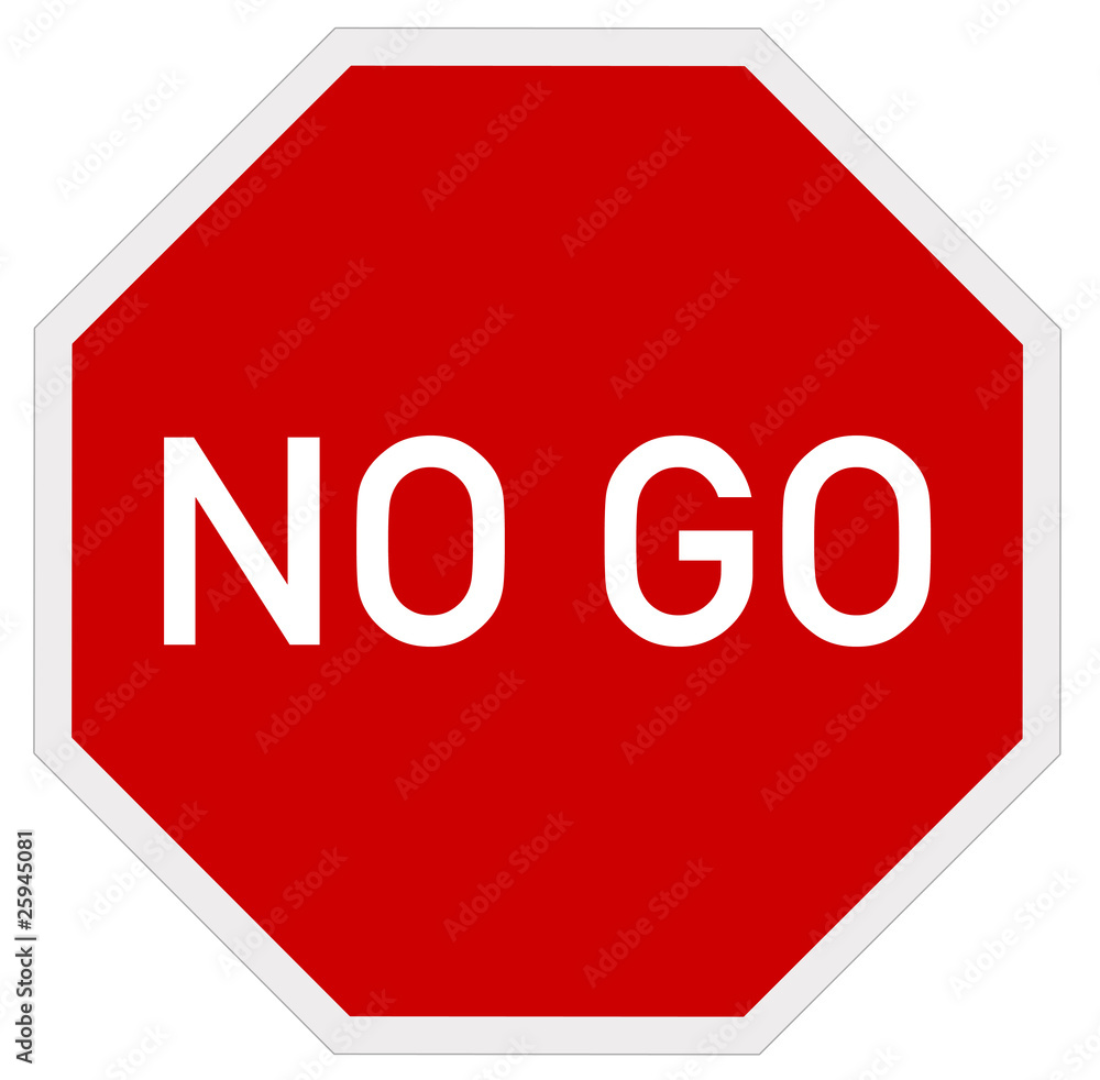 no go 1 Stock Illustration | Adobe Stock