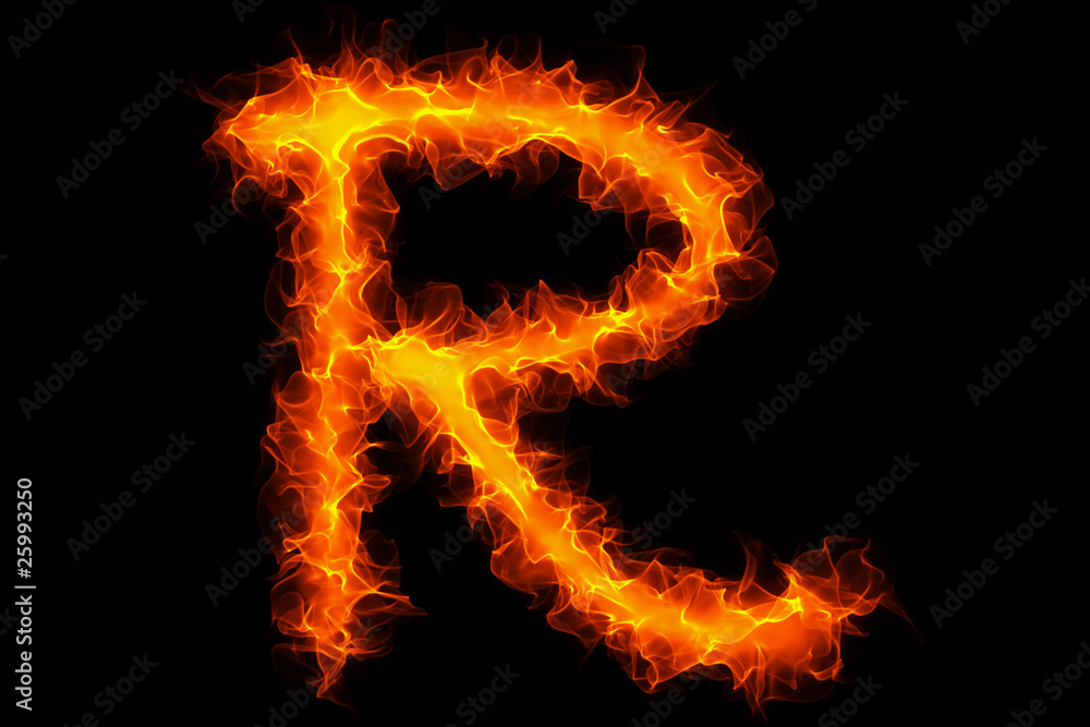 Fire Letters R