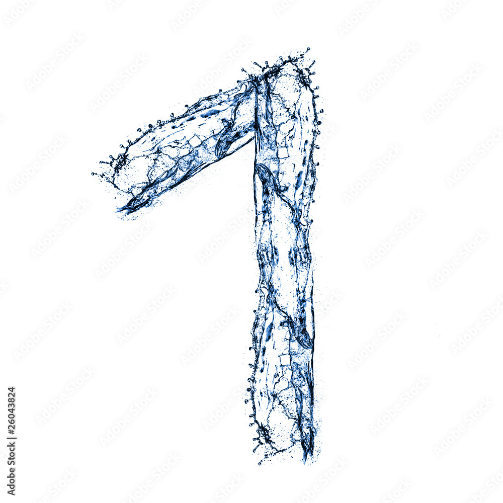 Zahl - 1 Stock-Foto | Adobe Stock