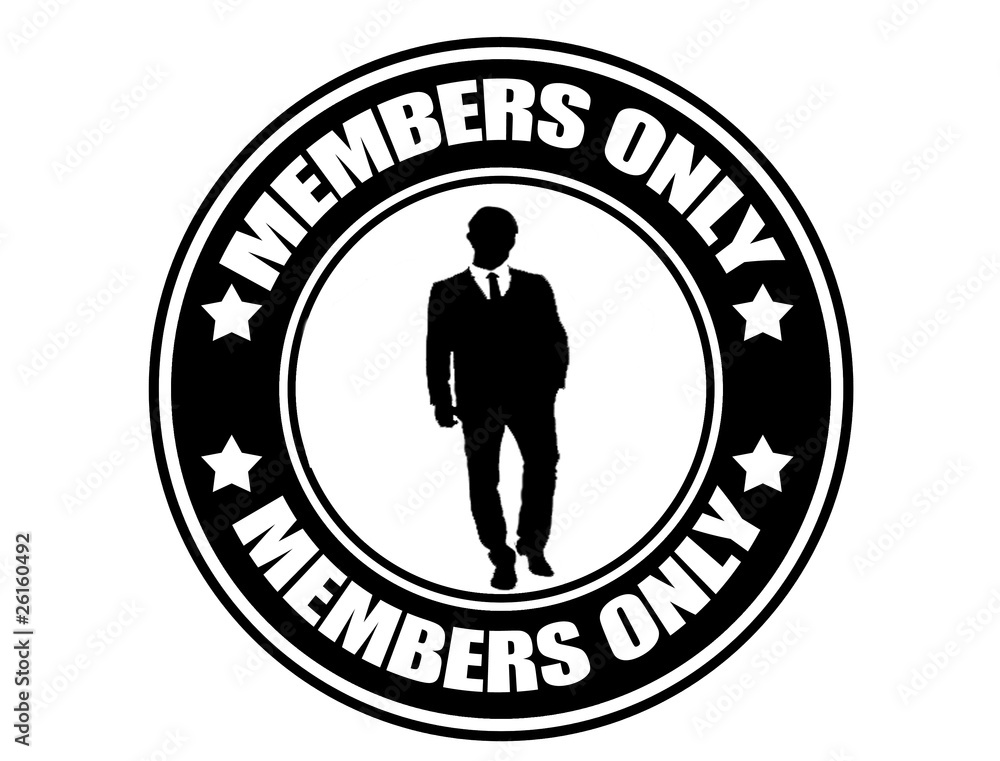 Members Only label Stock ベクター | Adobe Stock