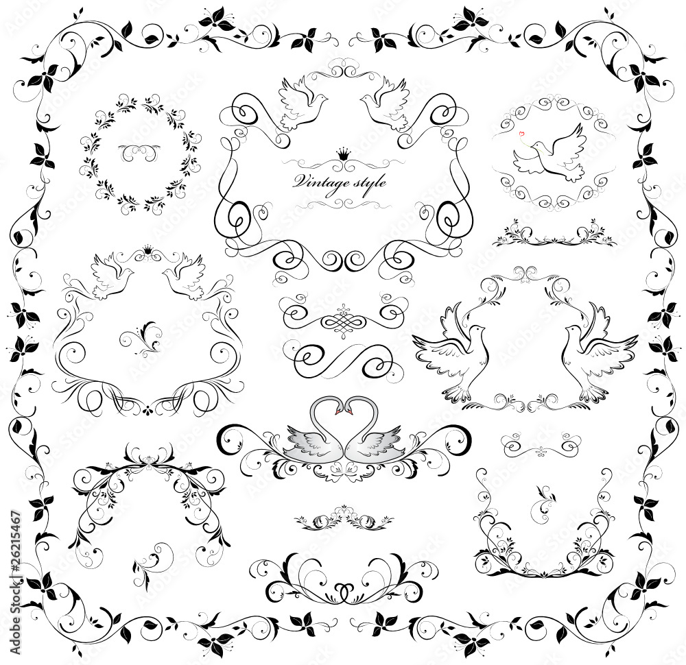Wedding design Stock Vector | Adobe Stock