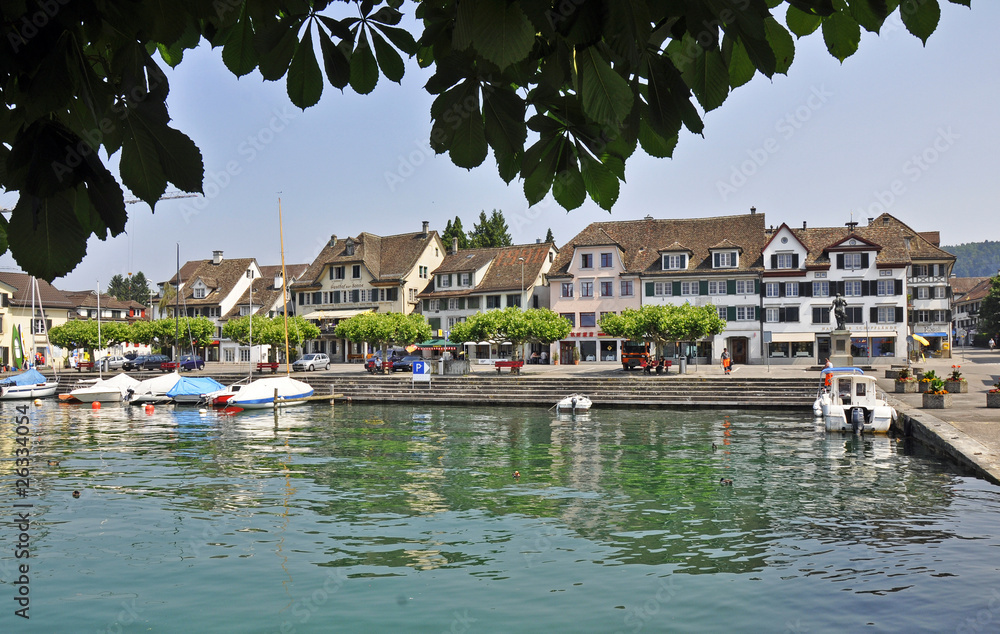 Stäfa am Zürichsee Stock-Foto | Adobe Stock