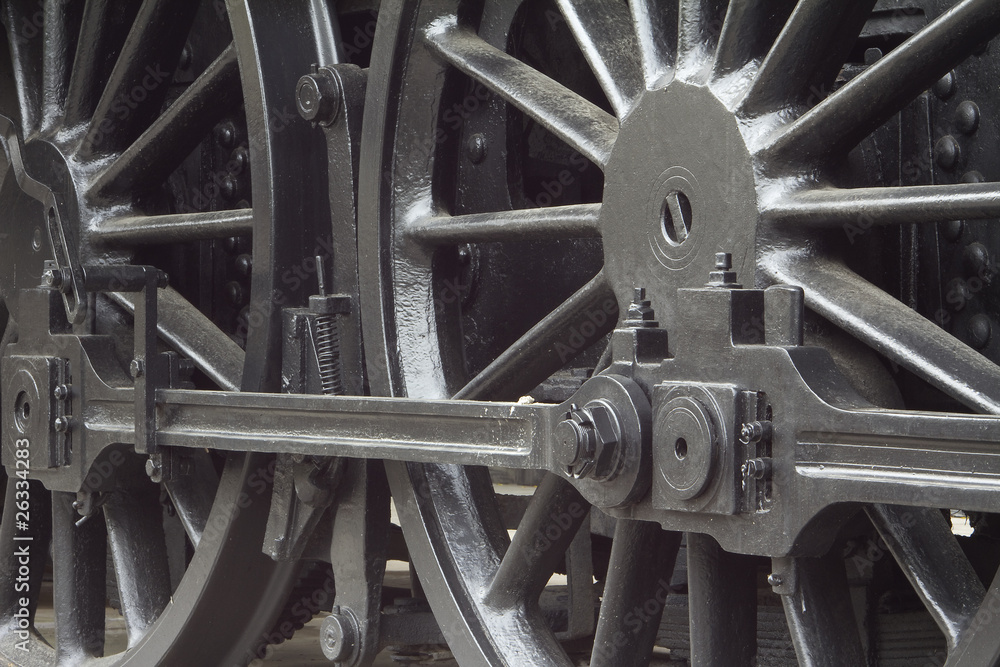 Poster Steam engine wheel – Wall Art | UkPosters