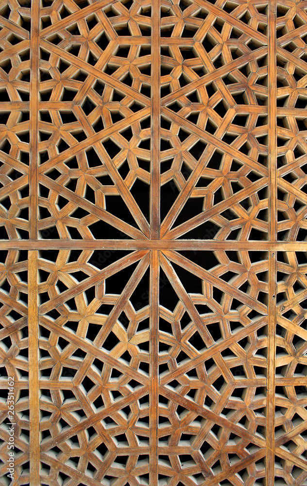 Old wooden latticework Stock Photo | Adobe Stock