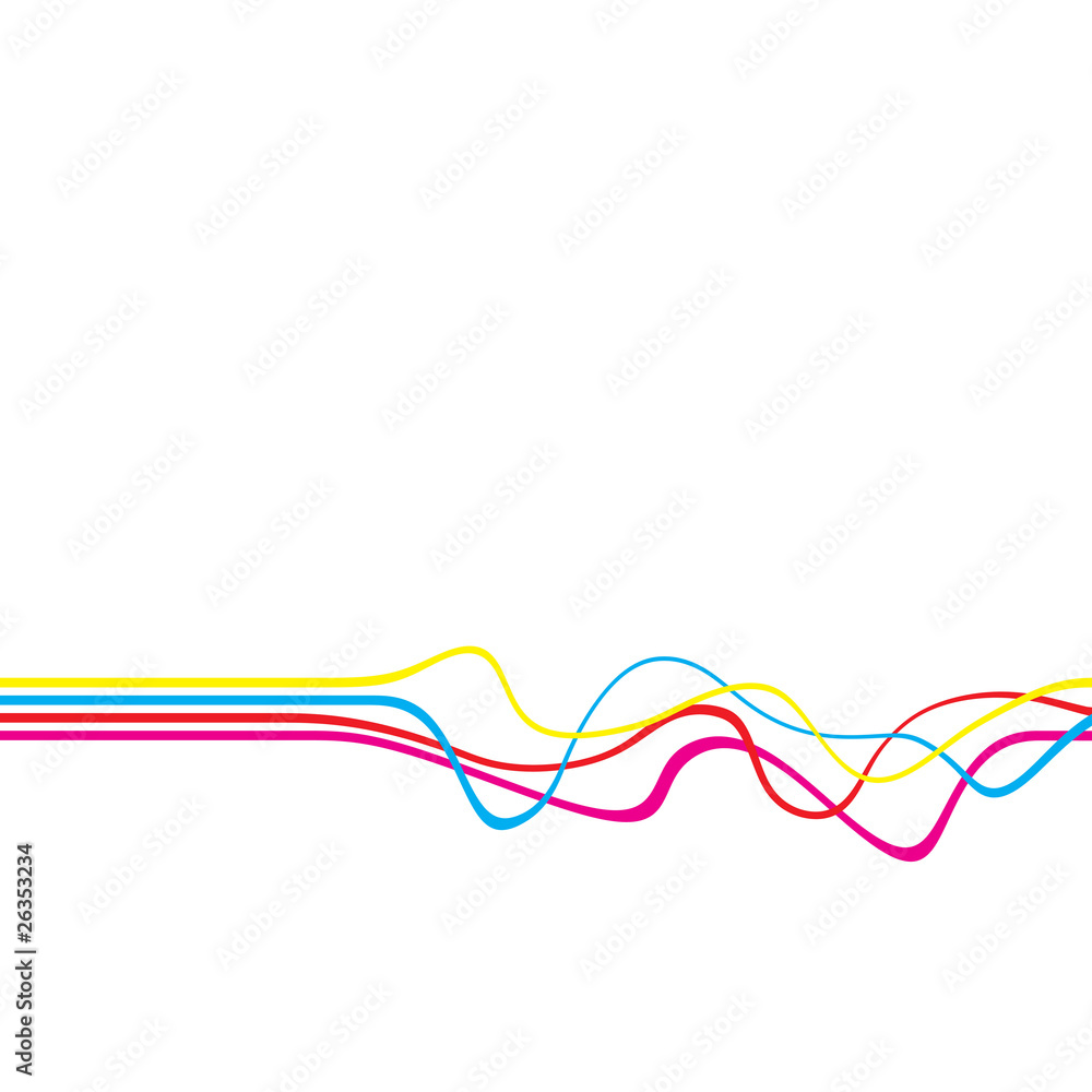 Squiggle Lines Stock Illustration | Adobe Stock