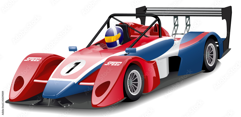 Race Car Stock Vector | Adobe Stock