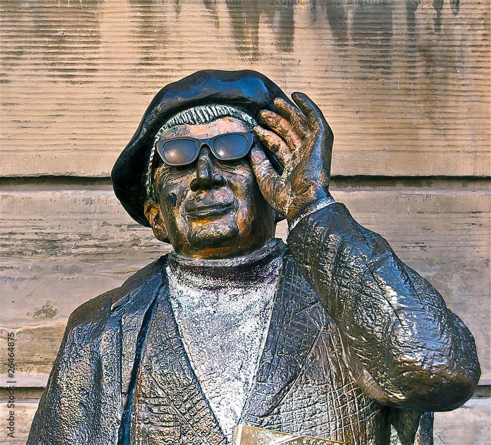 Statue of Evert Taube at Järntorget, Gamla stan, Stockholm Stock Photo ...