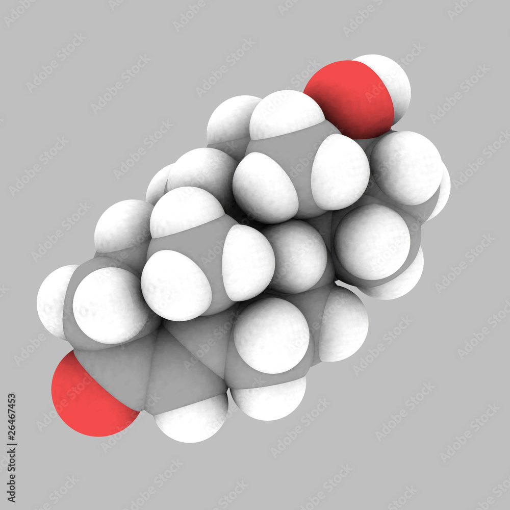 testosterone molecular structure Stock Illustration | Adobe Stock