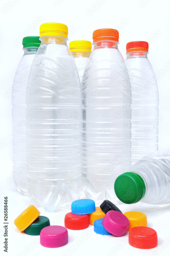 Flaschen und Deckel Stock-Foto | Adobe Stock