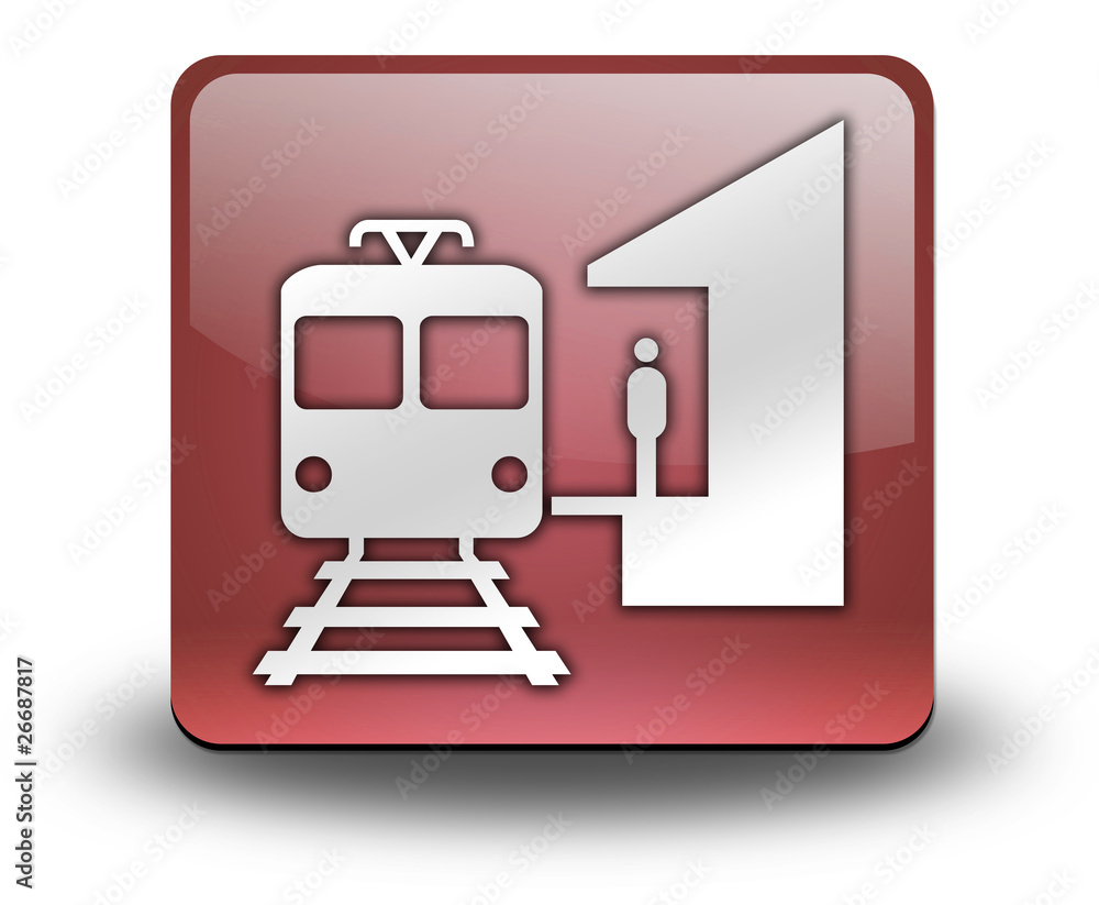 Train Icon 3d