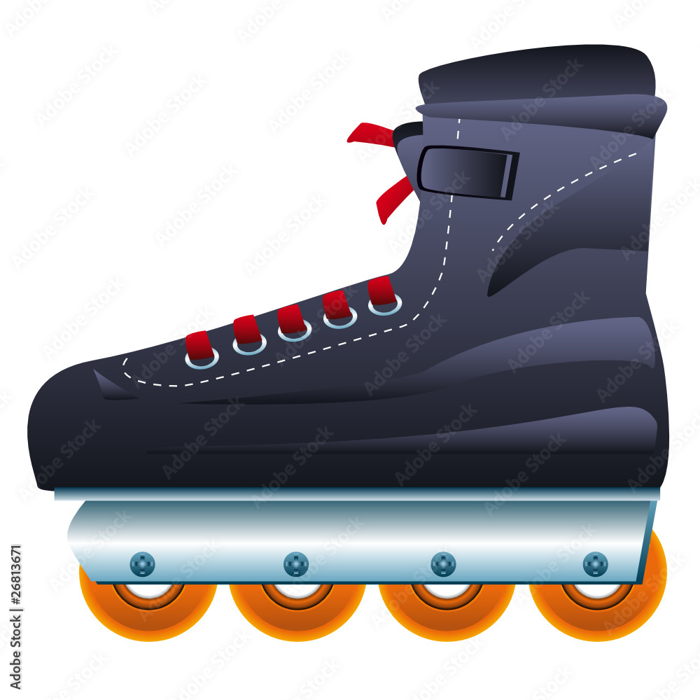 Patin de roller Stock Vector | Adobe Stock