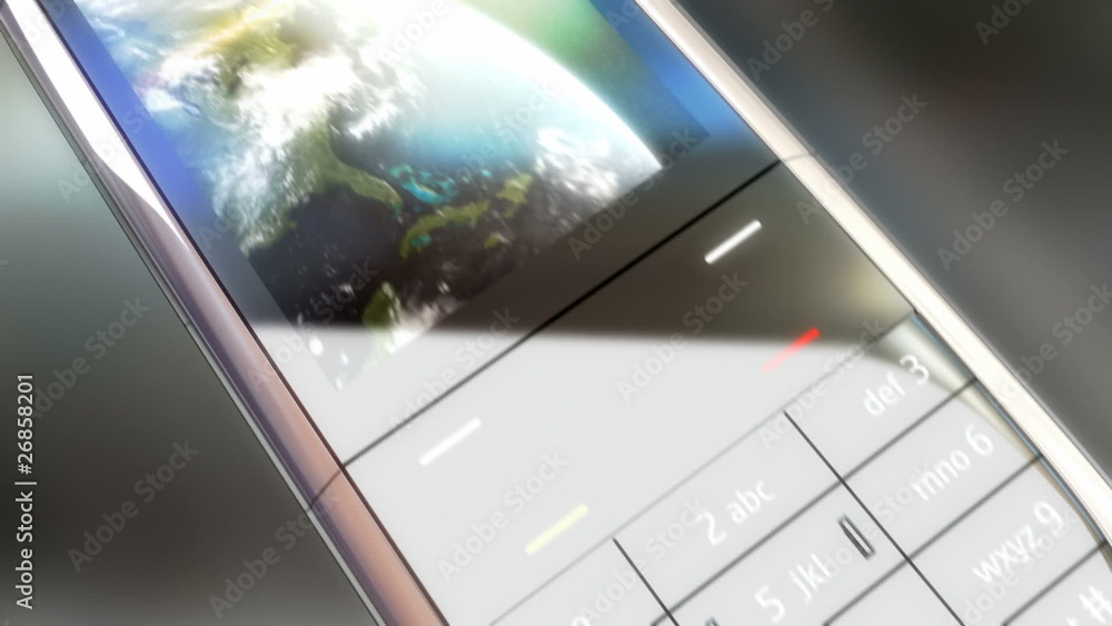 Vidéo Stock Two views of a cell phone reflecting light. | Adobe Stock