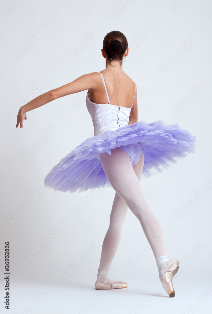 Ballerina dancing Stock Photo | Adobe Stock