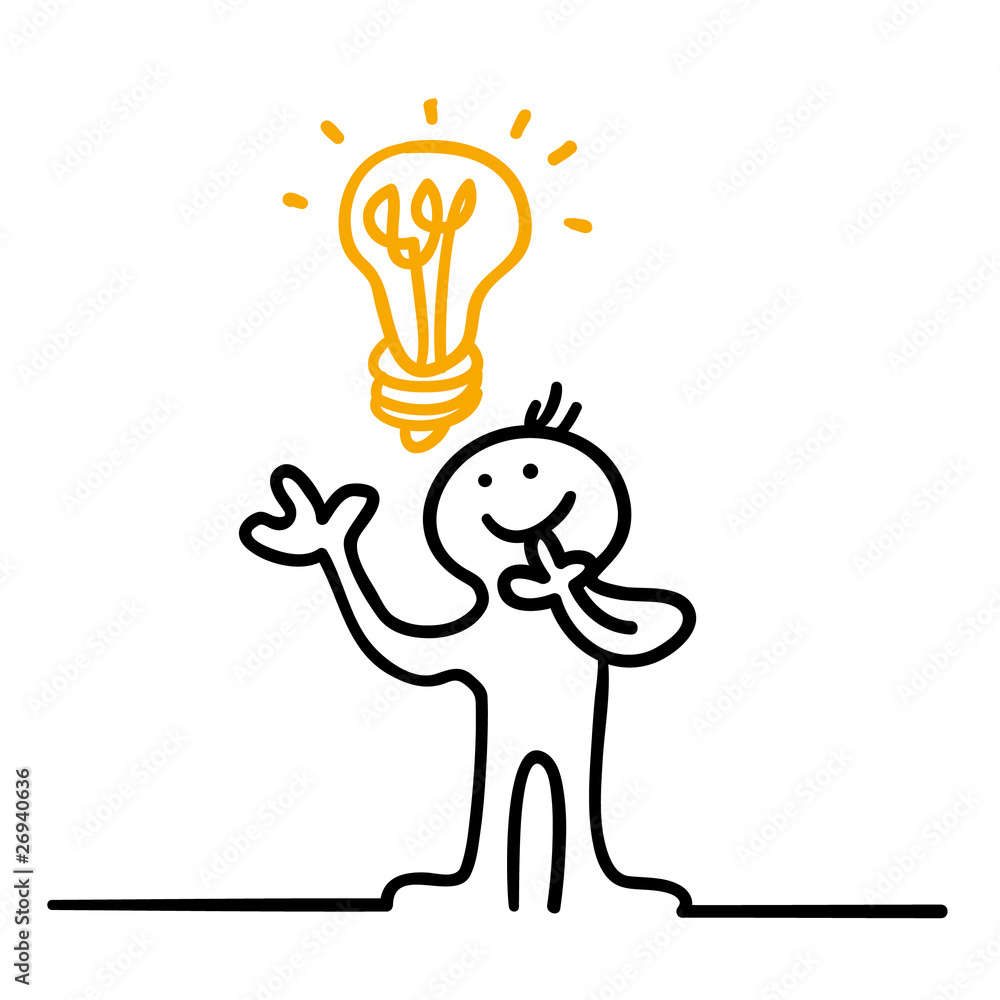 figur hat idee Stock-Vektorgrafik | Adobe Stock