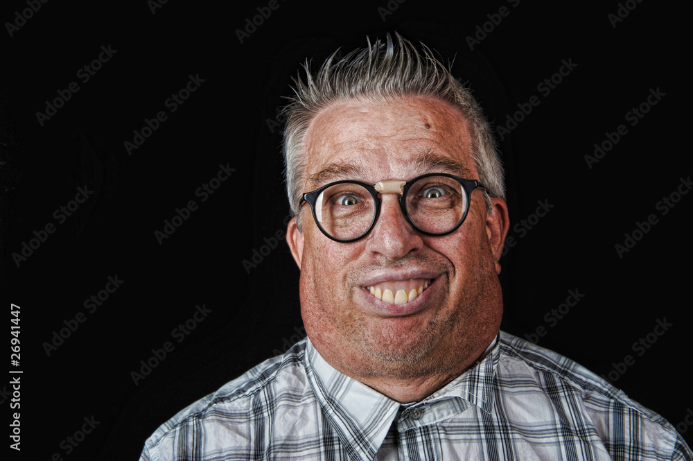 Nerd man Stock Photo | Adobe Stock