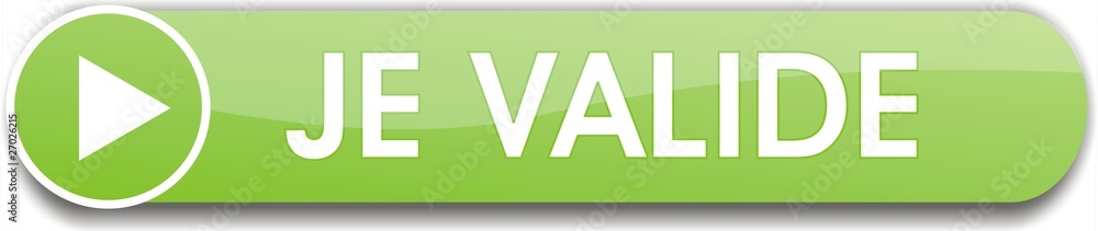 bouton je valide Stock Vector | Adobe Stock