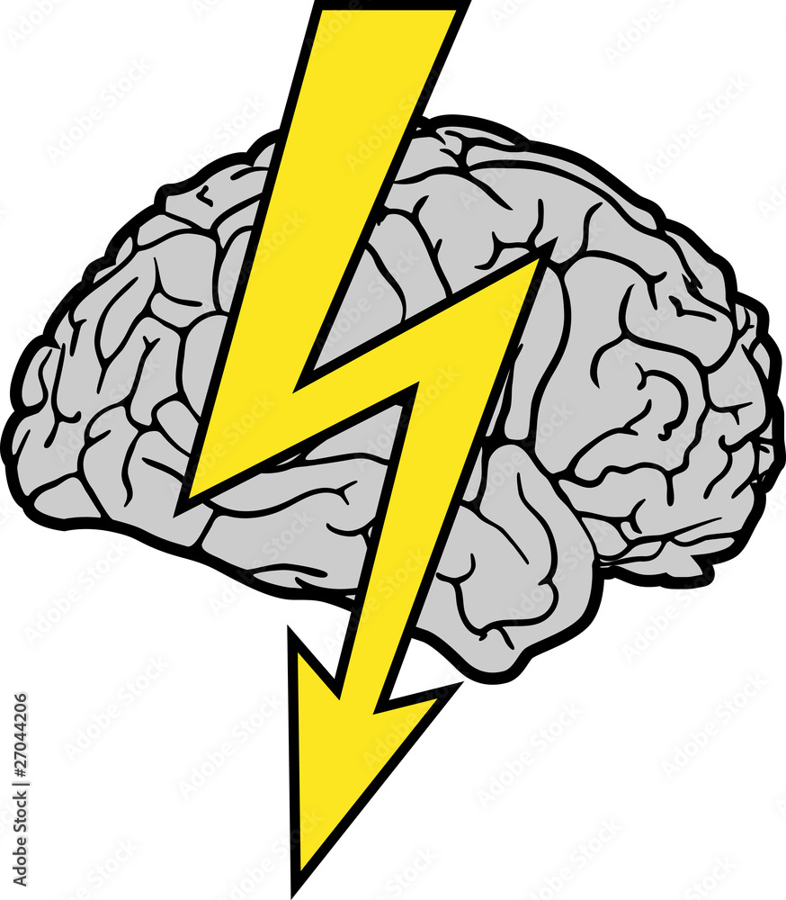Geistesblitz Stock-Vektorgrafik | Adobe Stock