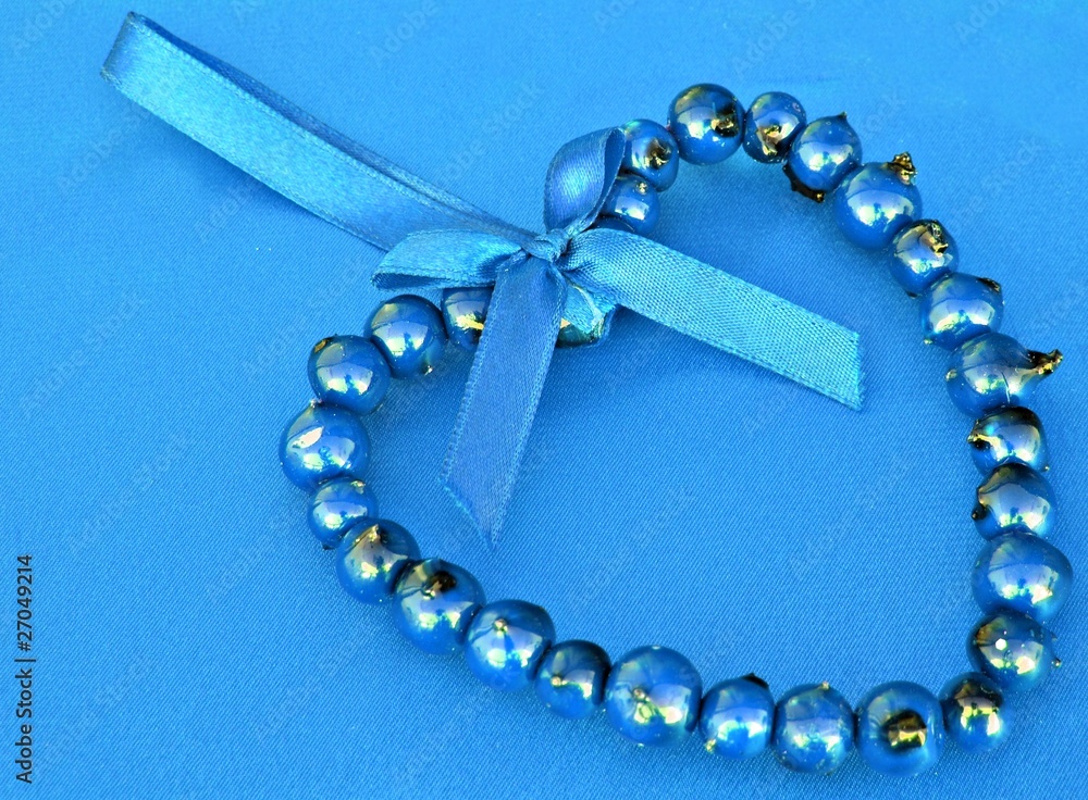 Corazon azul Stock Photo | Adobe Stock