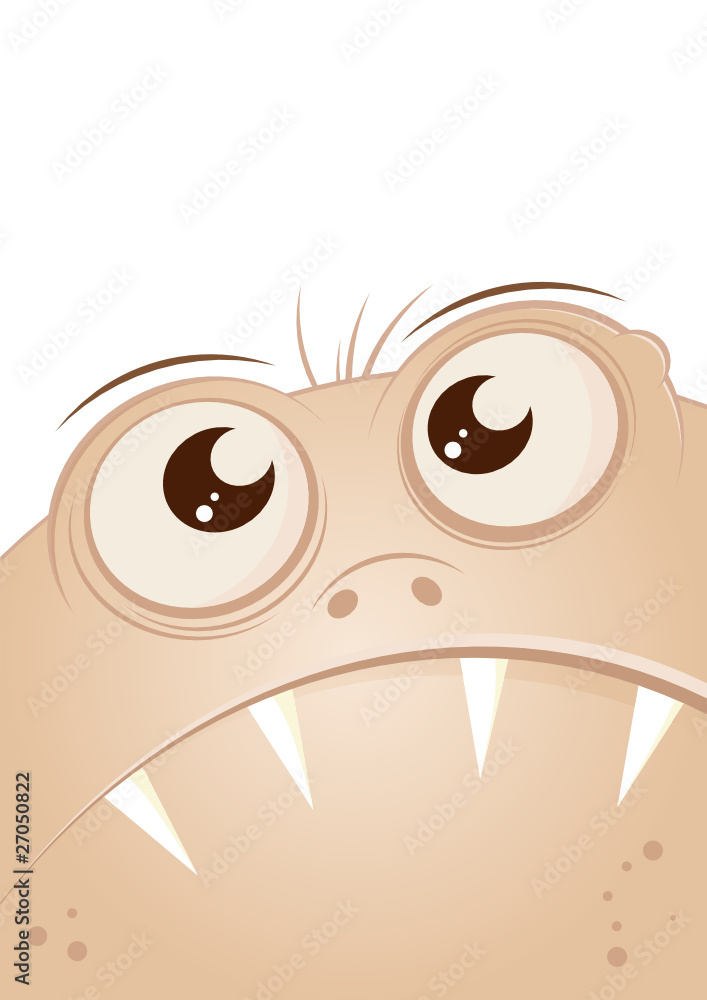cartoon monster lustig Stock Vector | Adobe Stock