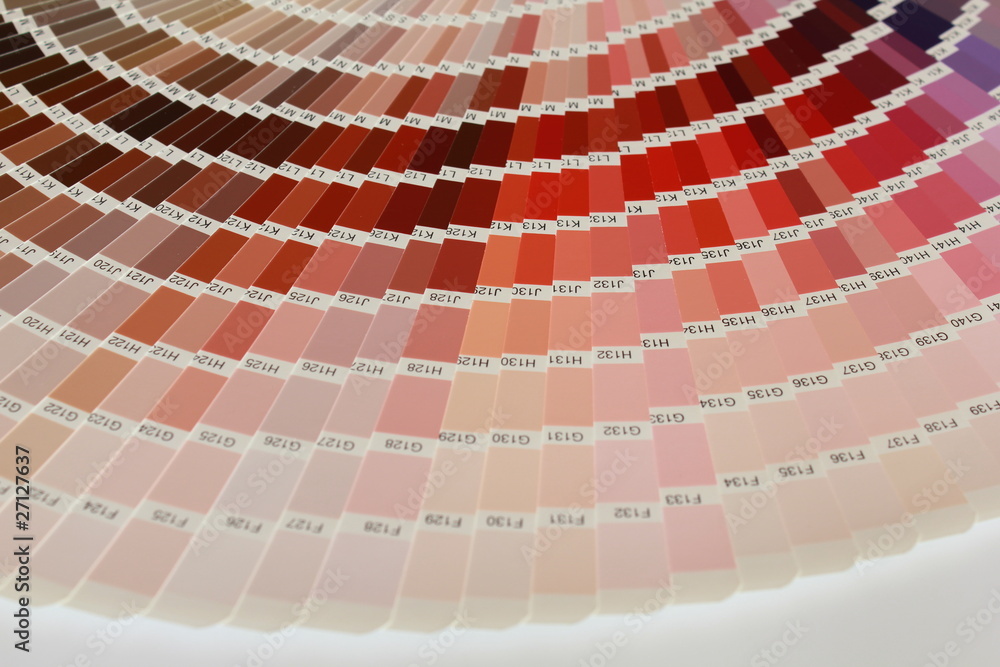 farbkarte rot Stock-Foto | Adobe Stock