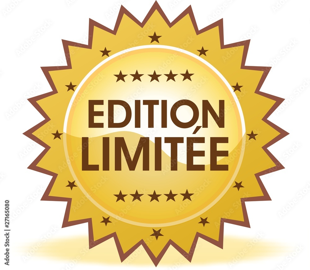 étiquette édition limitée Stock Vector | Adobe Stock