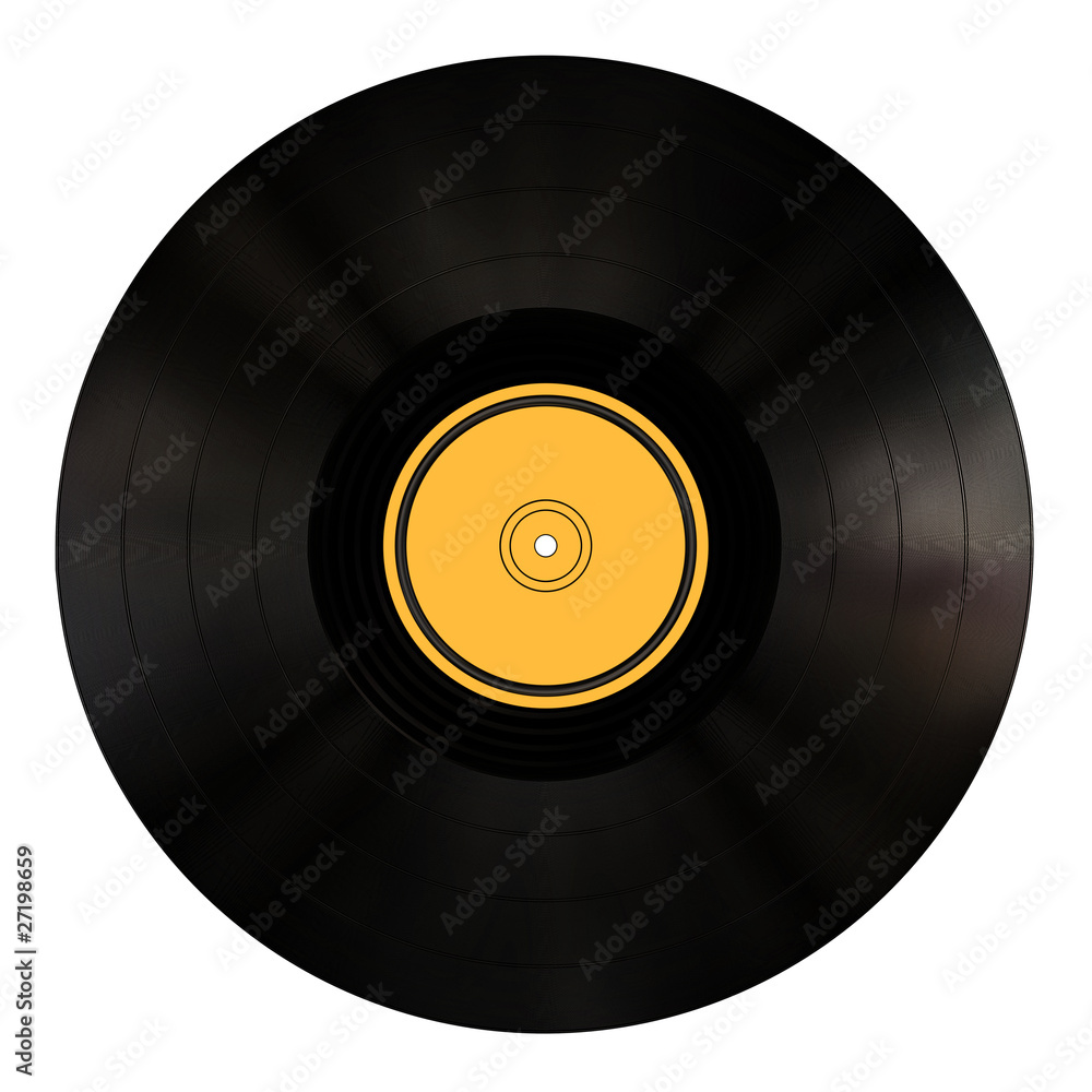 Record - Schallplatte Stock-Illustration | Adobe Stock