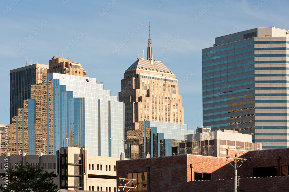 Office buildings of Oklahoma city downtown, USA Stock Photo | Adobe Stock