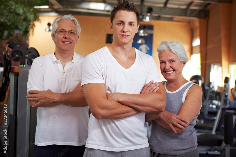 Team im Fitnesscenter Stock Photo | Adobe Stock
