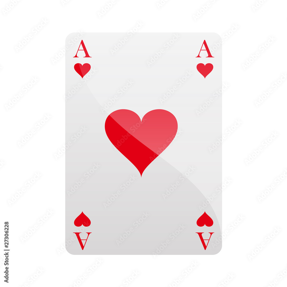 Carte Coeur Card Stock Vector | Adobe Stock