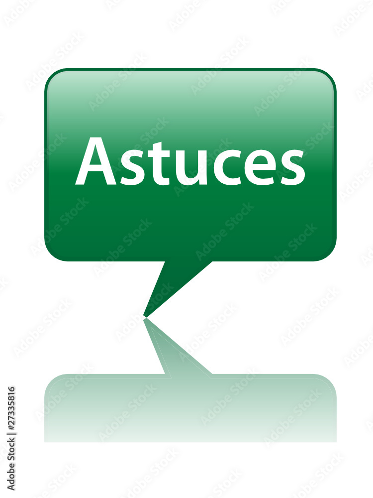 Icône Bulle ASTUCES (trucs idées bons plans prix malin bouton) Stock ...