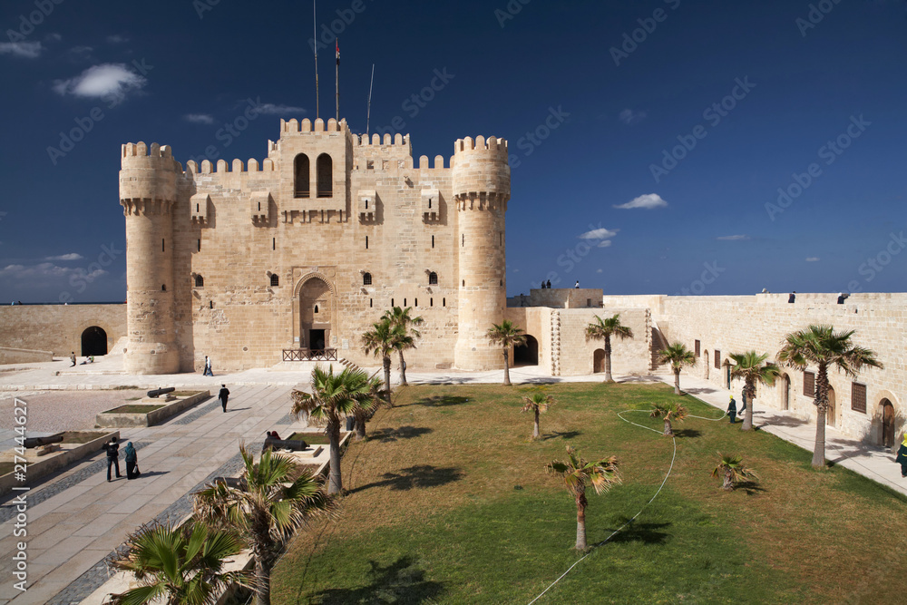 Fort Qaitbey in Alexandria Egypt Stock Photo | Adobe Stock
