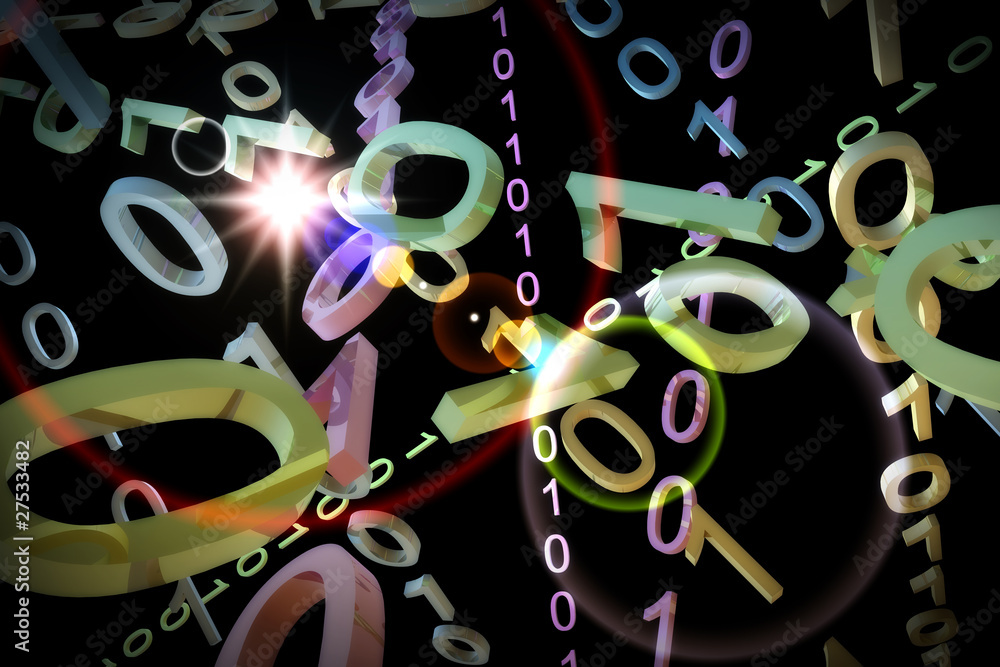 Binär Code Stock-Illustration | Adobe Stock