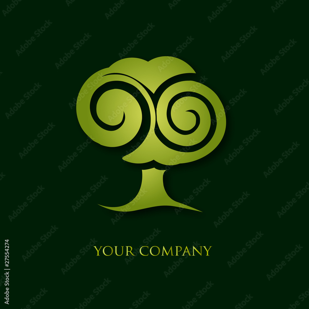 logo entreprise, logo arbre Stock Vector | Adobe Stock