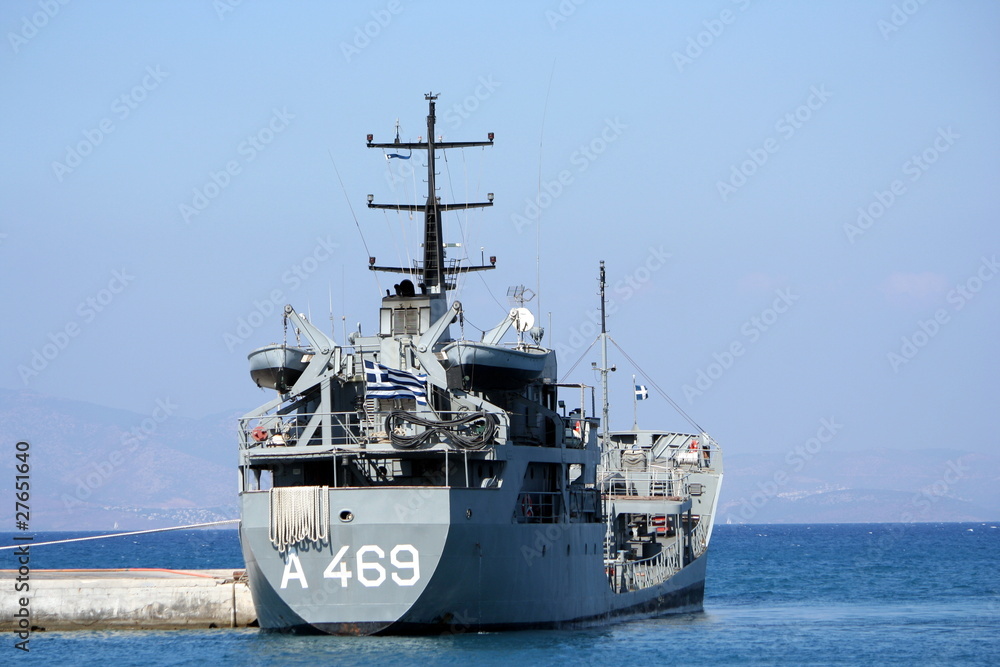 nave della marina militare della Grecia Stock Photo | Adobe Stock