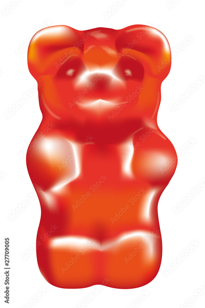 Gummibärchen Vektor Stock-Vektorgrafik | Adobe Stock