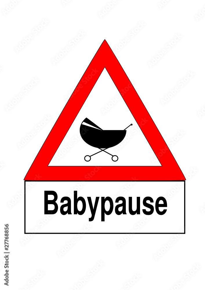 Babypause Stock-Vektorgrafik | Adobe Stock